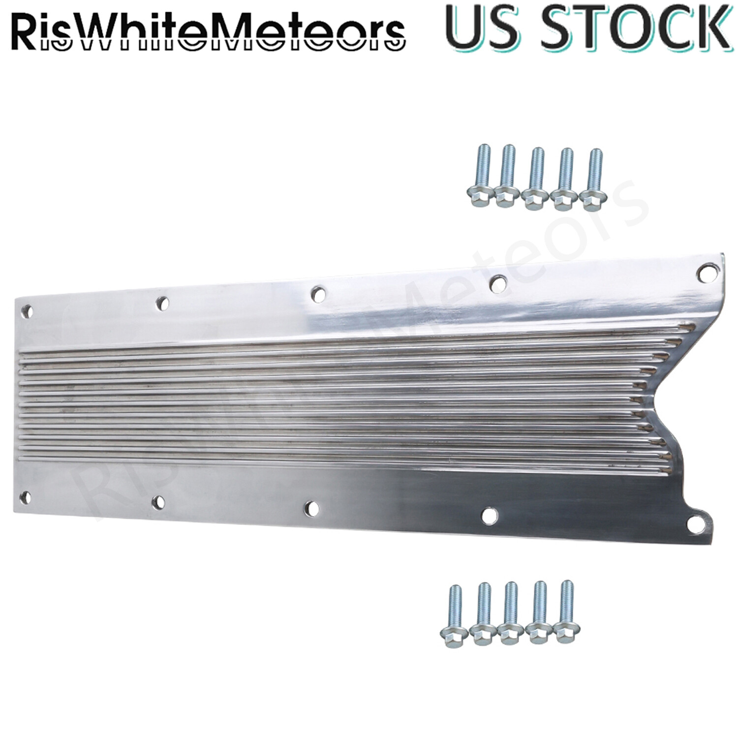 For LS Swap LS1 LS6 4.8L 5.3L 5.7L 6.0L Finned Aluminum Valley Cover ...