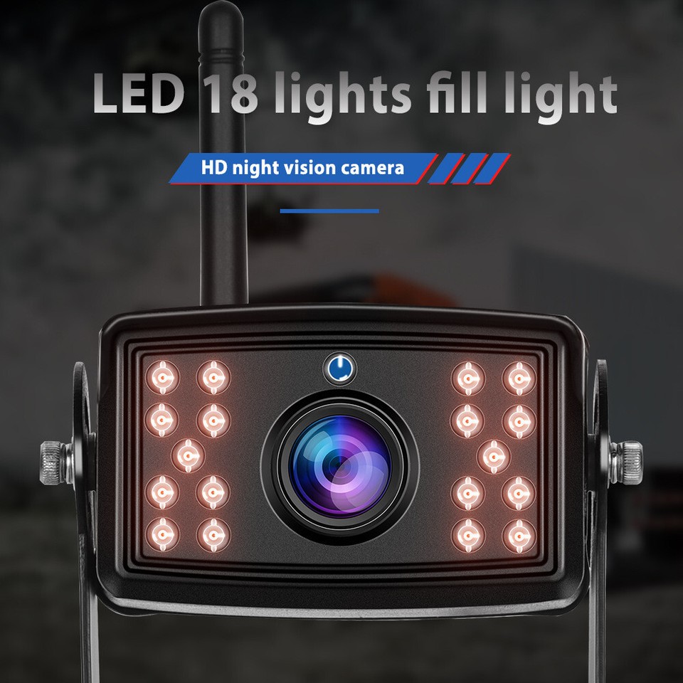 WiFi Wireless Car Rear View Cam Backup Reverse Camera Night Vision ...