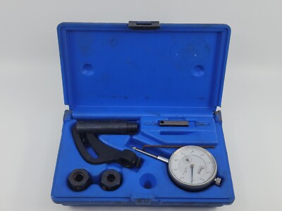 Central Tools Dial Indicator Set Depth Gauge ".001 With Case | eBay