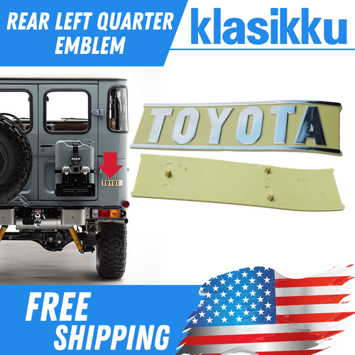 Fit For Toyota 69-73 Land Cruiser FJ40 BJ40 Rear Left Quarter Emblem | eBay
