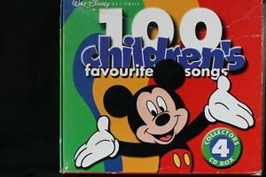 Walt Disney Records 100 Children's Favourite Songs Collector's 4 CD Box ...