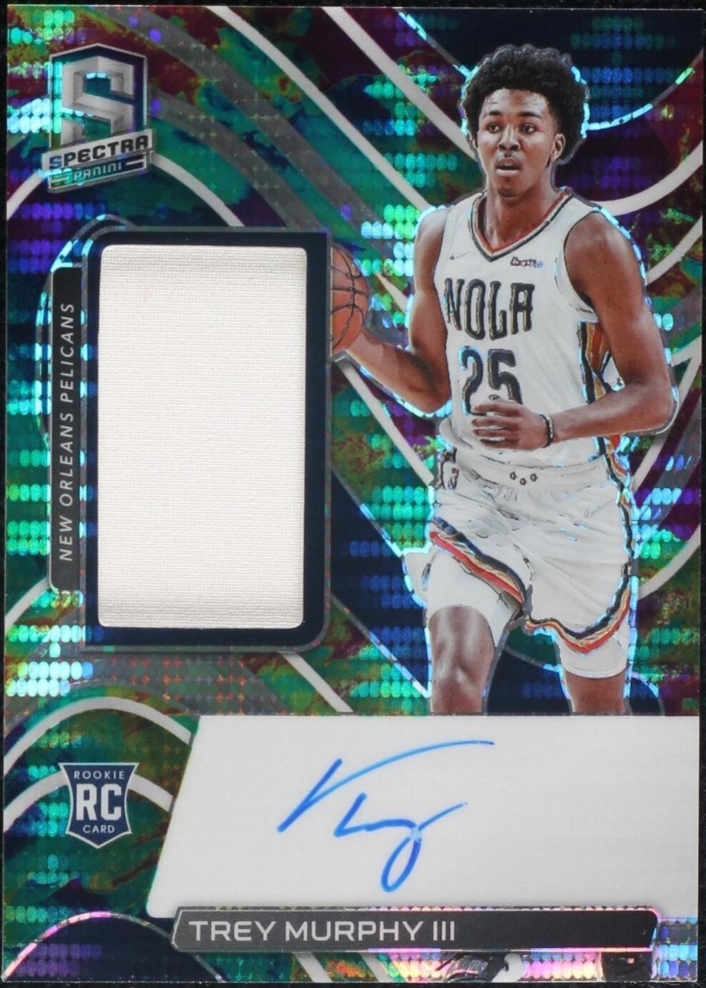 2021-22 Panini Spectra - Rookie Jersey Autograph Trey Murphy III #211 ...