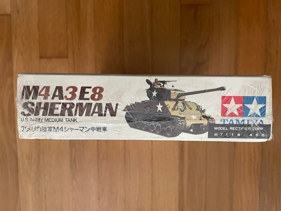 TAMIYA 1/35 M4 SHERMAN MEDIUM TANK FULLY MOTORIZED | eBay