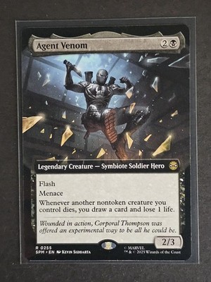 MTG Marvel's Spider-Man Agent Venom (Extended Art) Non-foil R 255 | eBay