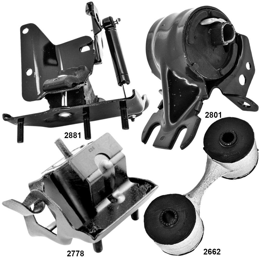 Engine Mounts & Automatic Trans Mounts 4PCS For Pontiac Bonneville 99 ...