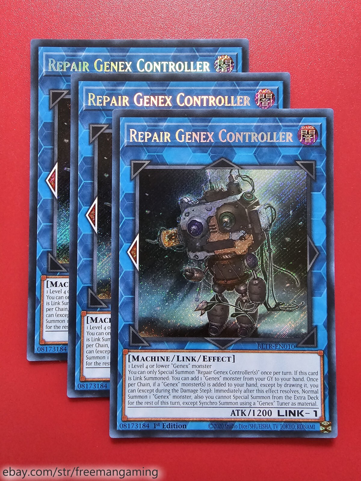 Yugioh Genex Deck Core Set 27 card BLTR Repair Controller Arms of ...