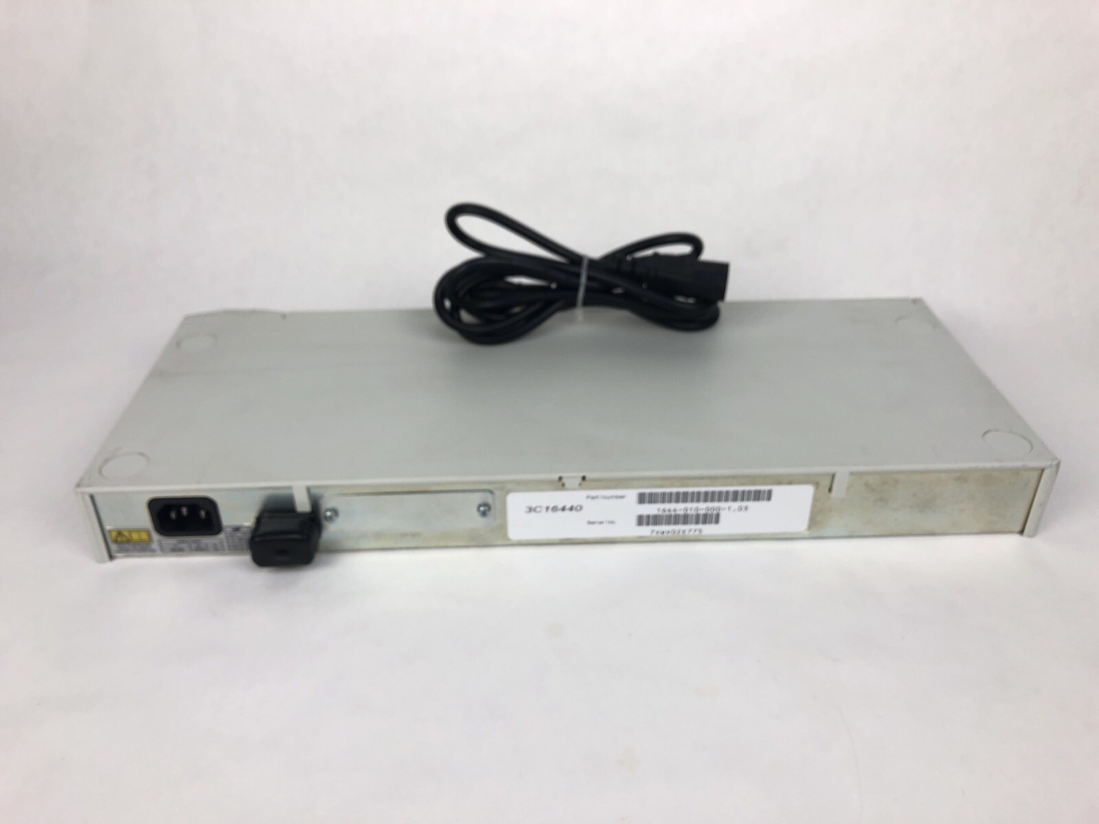 3COM SUPER STACK II 12-PORT SWITCH HUB 3C16440 NETWORK ETHERNET PS HUB ...
