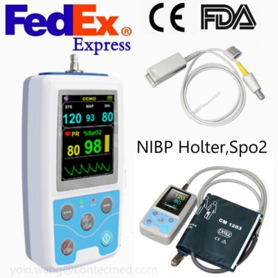 CONTEC PM50 Multi-parameter ICU Vital Signs Patient Monitor, NIBP,SPO2 ...