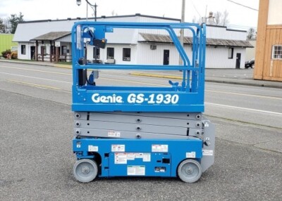 Genie GS-1930 Scissor Lift QUICK REACH Decals set stickers Electric ...