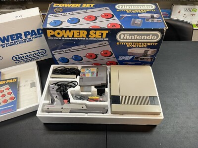 Nintendo NES Power Set Complete Excellent Original Box Games Paperwork ...