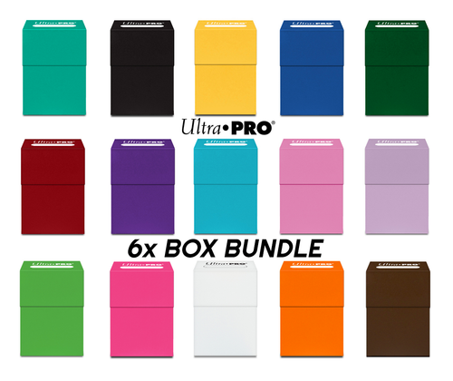 6x Ultra Pro Deck Boxes for Trading Card Storage, Pokemon, MTG - BULK ...