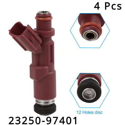 4Pcs 23250-97401 Fuel Injector For Toyota Avanza for Daihatsu Terios 1 ...