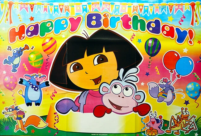 Dora Birthday Banner