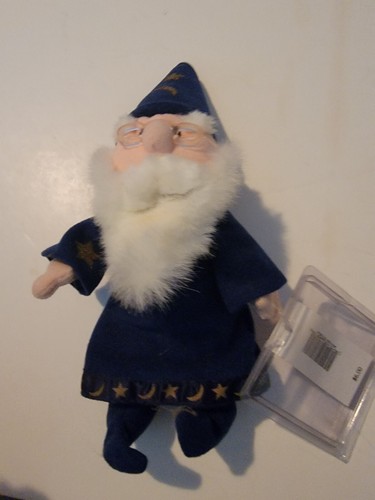 Vintage 1990s Disney Club 10” Plush Merlin Wizard Stuffed Beanbag ...