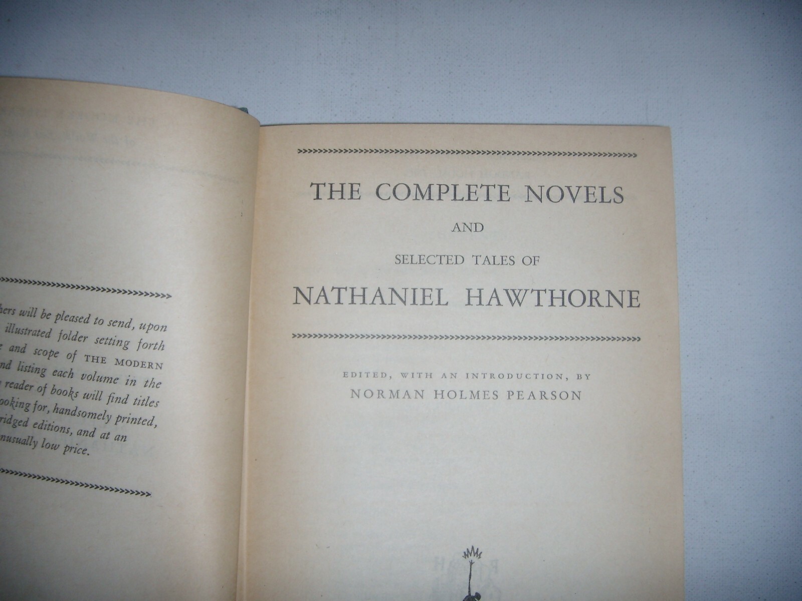 The Novels and Tales of Nathanial Hawthorne. Hardcover. 1937. | eBay