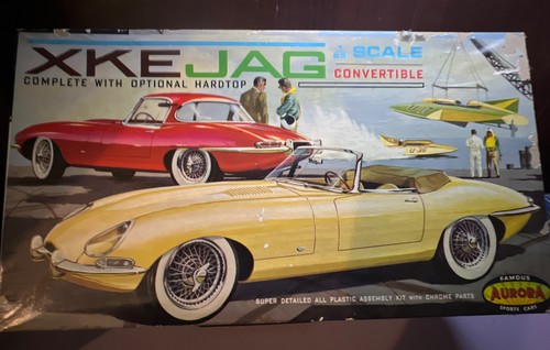 XKE Jag Convertible Aurora 1:25 Model Kit # 567-200 | eBay