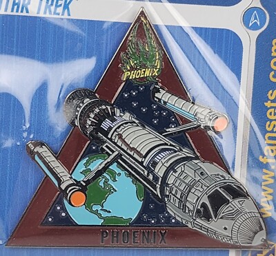 FanSets Star Trek First Contact The Phoenix 2" Licensed Collectors Pin ...