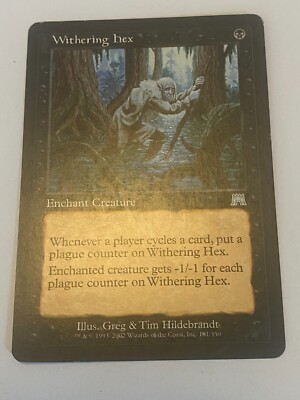 Withering Hex - Magic the Gathering MTG Onslaught Single Card | eBay