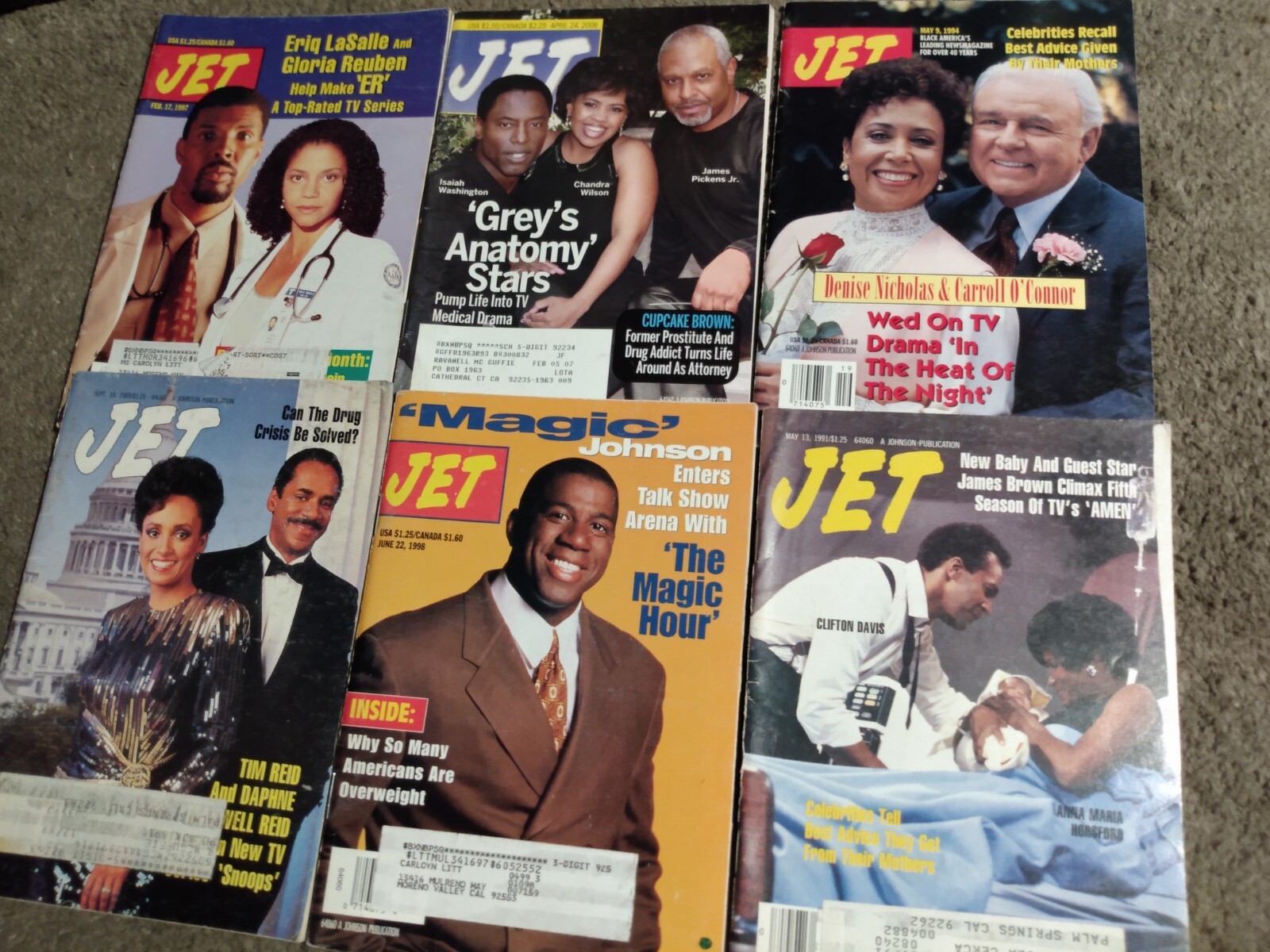 Jet Magazine lot - TV Shows (1989-2006) | eBay