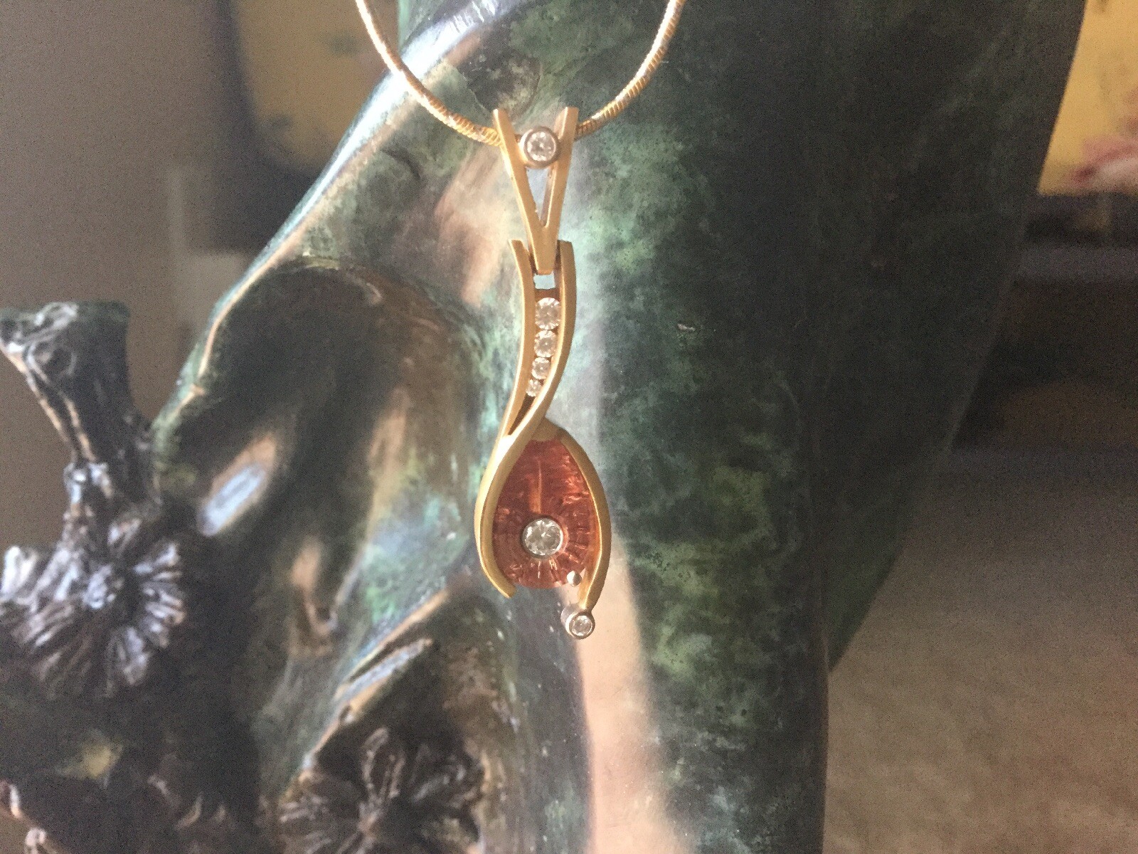 Rare Gordon Aatlo/Glenn Lehrer Orange Sapphire Taurus… - Gem