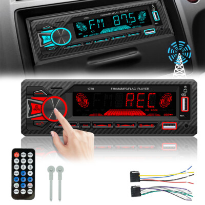 Bluetooth Car Stereo Audio Systems Bluetooth MP3 USB SD Aux In AM/FM ...