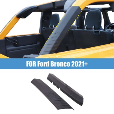 Soft Top Pillars Edge Guard Cover Roll Bar Protector For Ford Bronco ...