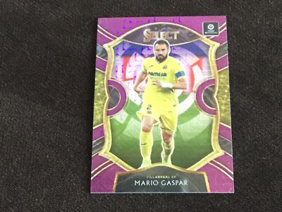 2020/21 PANINI CHRONICLES MARIO GASPAR SELECT PURPLE MOJO PRIZM #7 ...