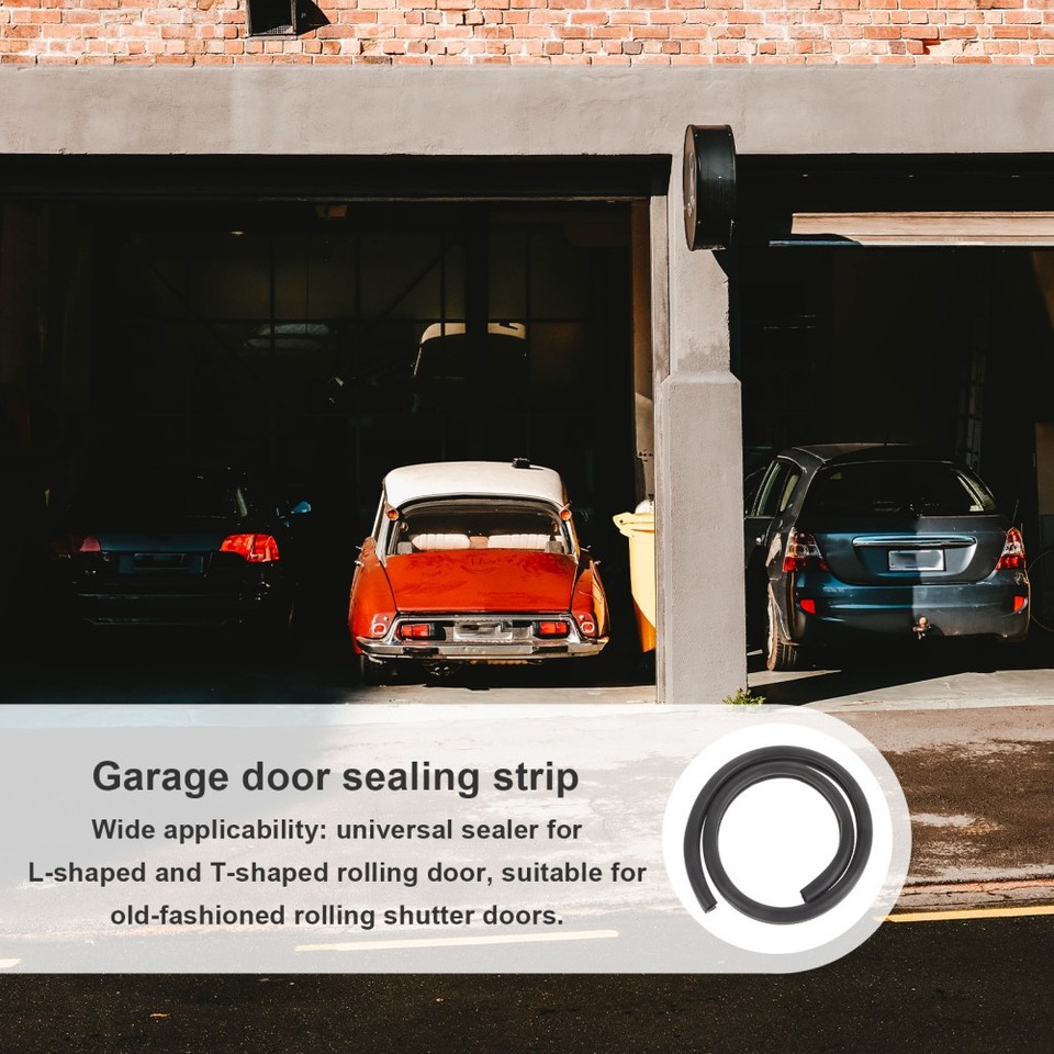 Garage Door Seal Sealer T Shaped Weatherproofing Seals Gap Sealing ...