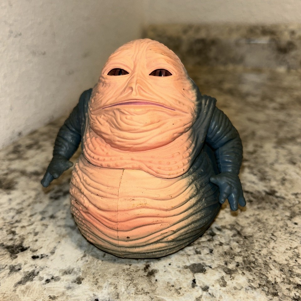 1997 Kenner Star Wars Jabba the Hutt 10" Action Figure Vtg Power of the ...