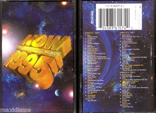 CASx2 - Now 1995 That's What I Call Music (Various) UK EDIT. 1995, MINT ...
