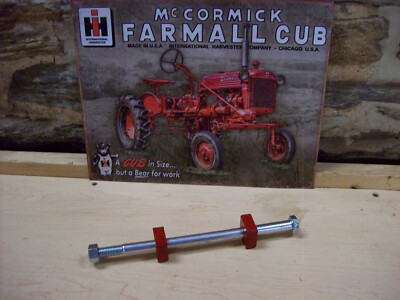 Farmall Cub McCormick snow plow mounting axle hanger spacer blocks (set ...