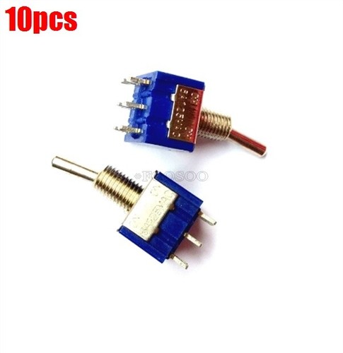 10Pcs 6-Pin Spdt On-On Toggle Switch 6A 125V Ac ot | eBay