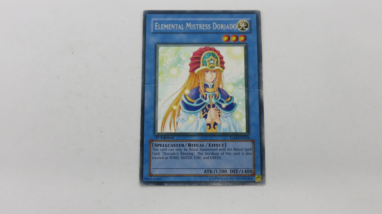 ELEMENTAL MISTRESS DORIADO RITUAL TLM-EN034 1ST EDITION RARE YUGIOH HP ...