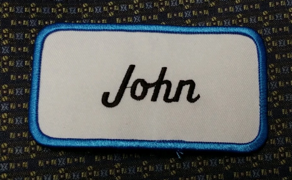 John Name Tag