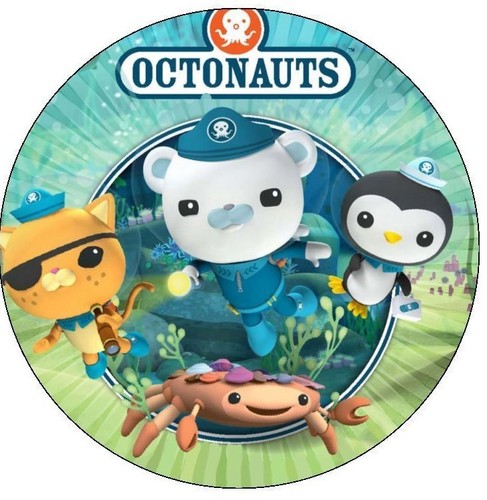 19cm Round Octonauts Edible ICING Cake Topper | eBay