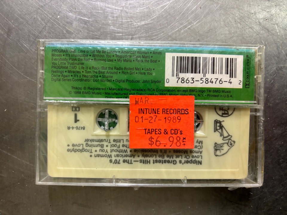 Nipper's Greatest Hits 70's Various CASSETTE NEW SEALED | eBay