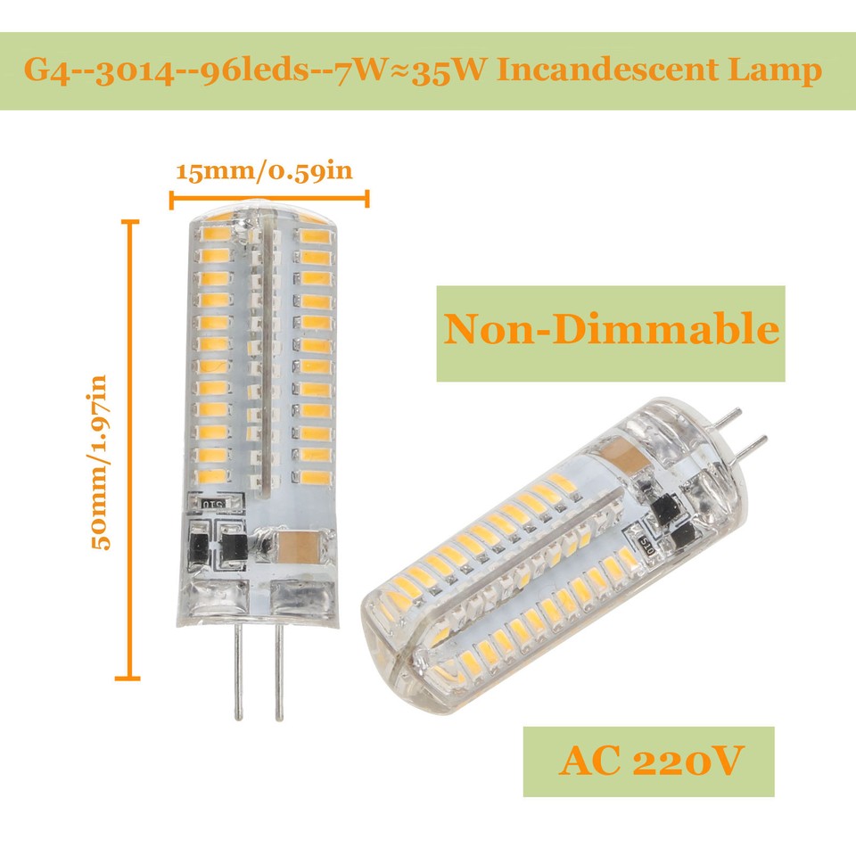 Mini G4 G9 E14 LED Light Capsule Bulb 12V 220V Replace Halogen Lamp ...