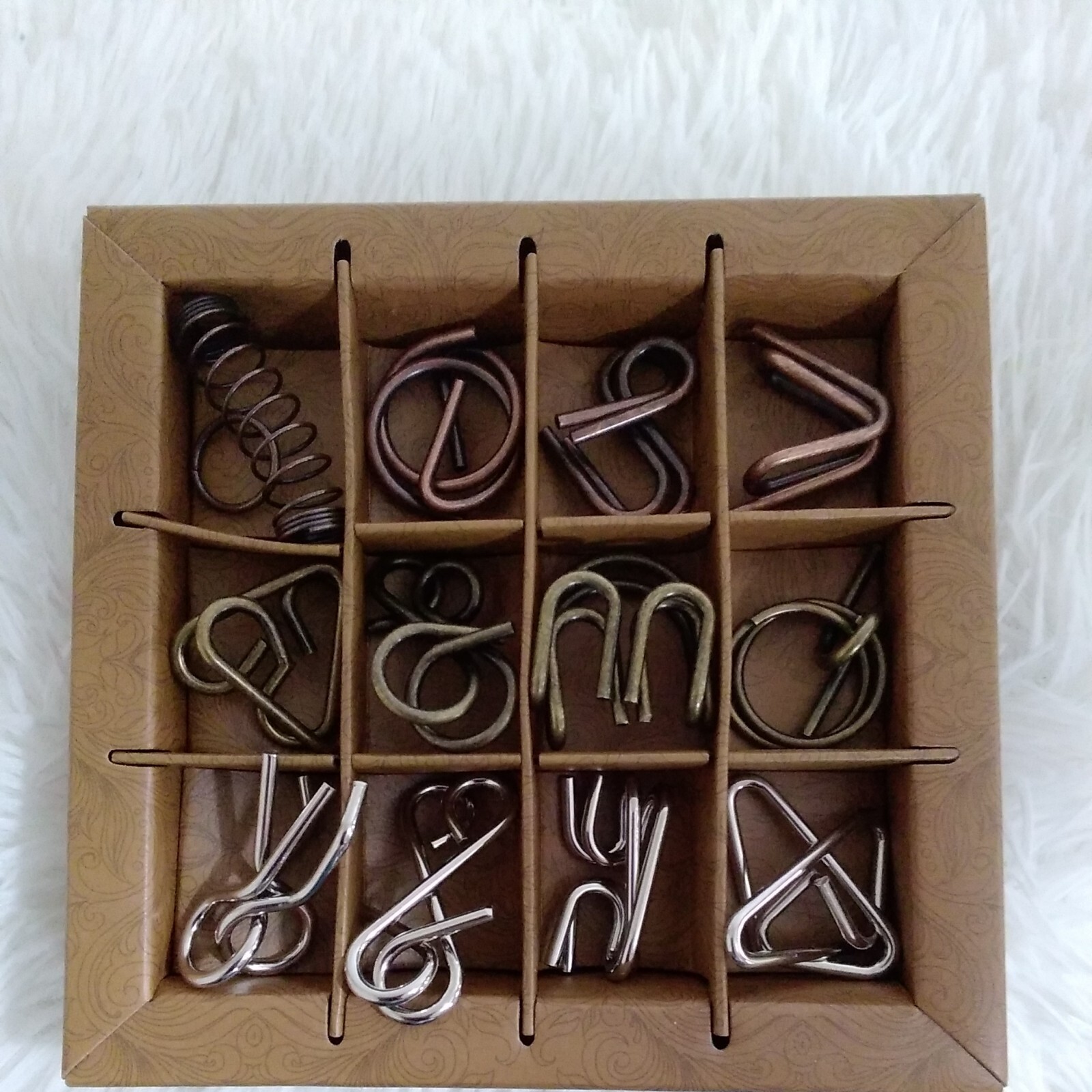 12 True Genius Metal Puzzles Brain Teaser Ancient Artifacts Skill ...