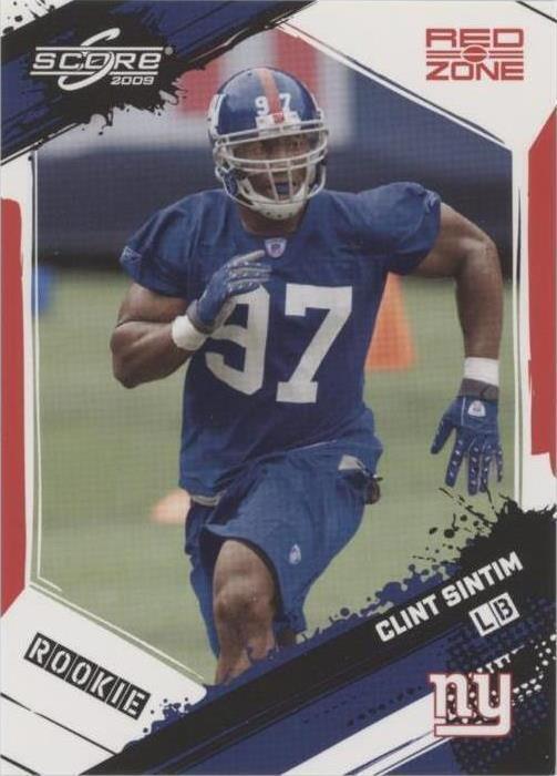 2009 Score - Rookie Clint Sintim #325 Red Zone /100 (RC) for sale ...