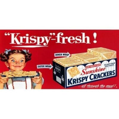 PLASTICVILLE BILLBOARD GLOSSY INSERT KRISPY CRACKERS | eBay