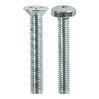 M4 M5 M6 M8 PAN HEAD, CSK HEAD MACHINE SCREWS BOLTS - POZI HEAD ZINC ...