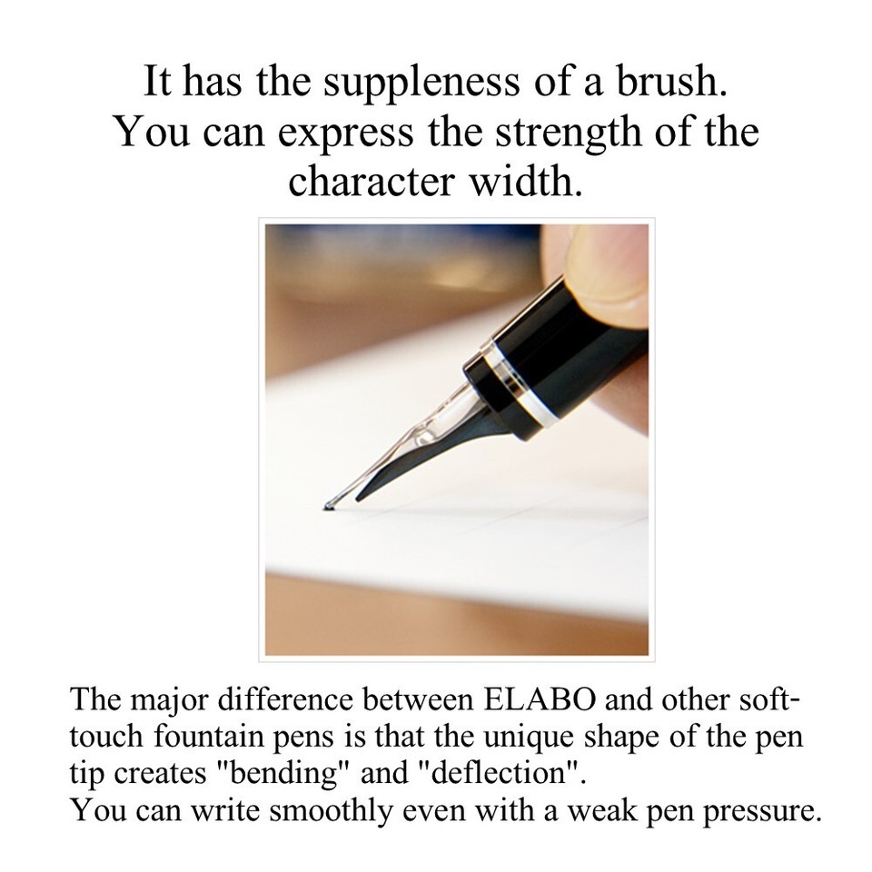 Pilot Namiki Falcon ELABO Fountain Pen Black Resin SEF,SF,SM,SB Nib (FE ...