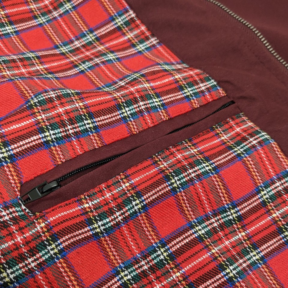 Mens Classic Location Mod Coat Jacket Tartan Lining Soft Lightweight ...