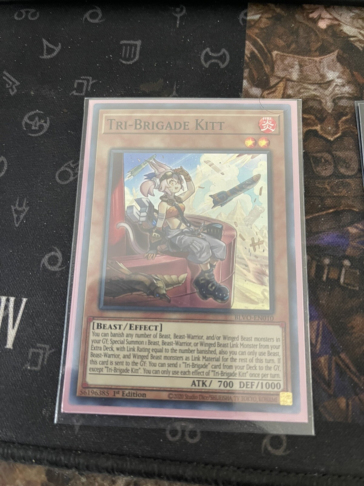 Yugioh 1x Tri-Brigade Kitt BLVO-EN010 Super Rare NM 1st | eBay