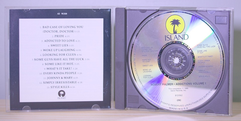 Addictions Volume 1 - Robert Palmer (CD, 1990, Album) | eBay