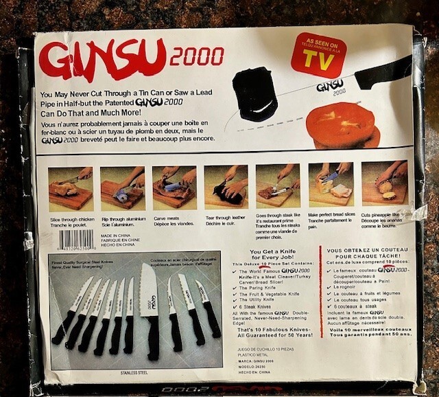 THE ORIGINAL GINSU 2000 THE DELUXE 10 PIECE SET AS SEEN ON TV | eBay