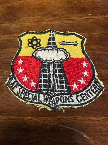 Vintage USAF Air Force Special Weapons Center Patch | eBay