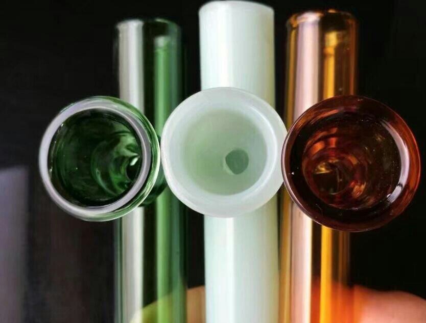 4" Color Glass Tobacco Smoking Steamroller Pipe one hitter chillum pipe ...