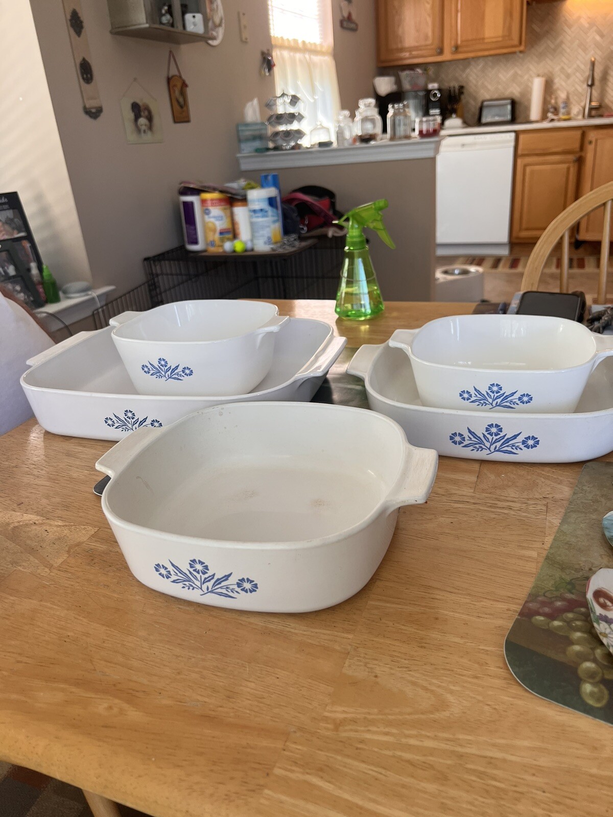 rare vintage corning ware blue cornflower | eBay