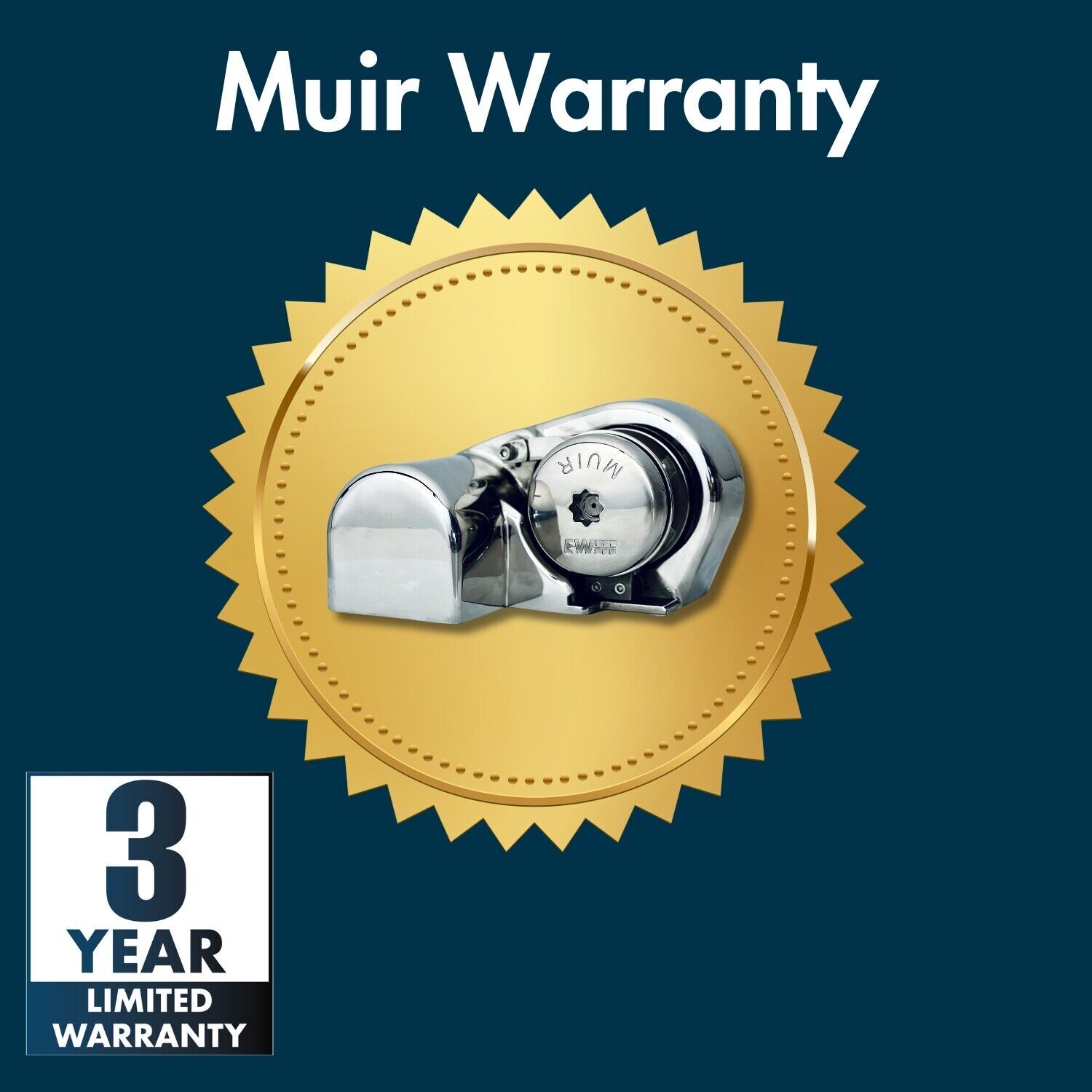 Muir H900 Marine Anchor Winch Windlass 26' to 39' vessels 900W FREE ...